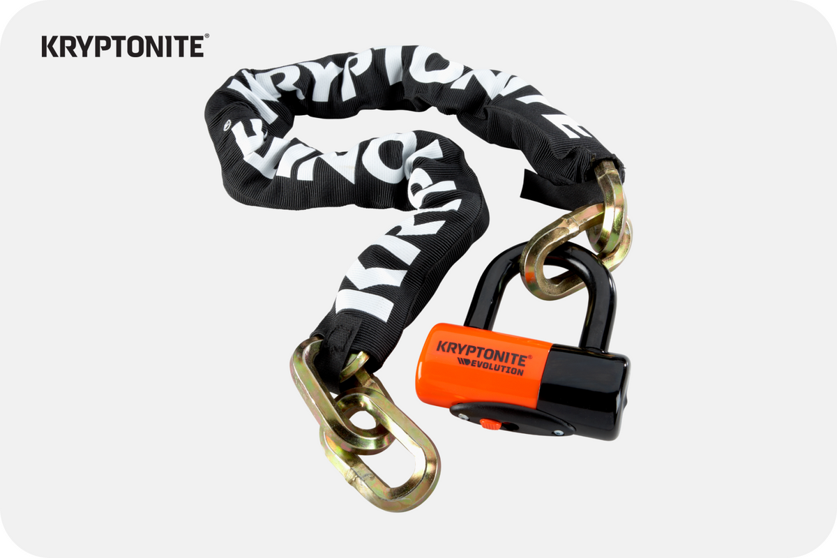 Kryptonite New York Chain 1210 and Evolution Disc Lock: 3.25' - Rating ...