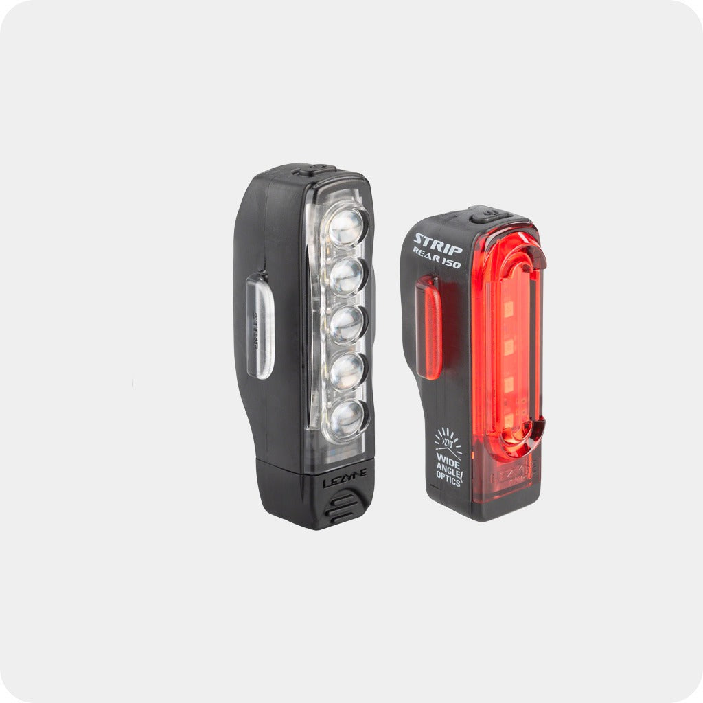 Lezyne LED Strip Drive Headlight and Taillight Set | Upway